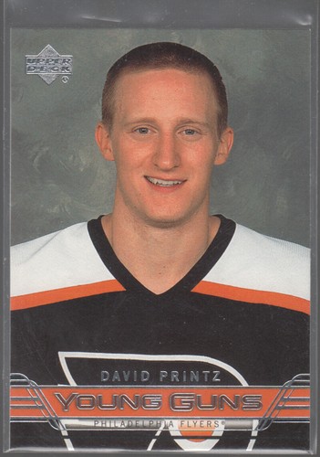 DAVID PRINTZ 2006-07 Upper Deck #233 SP RC Philadelphia Flyers YG Young ...