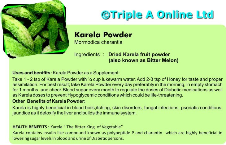 100g BITTER GOURD MELON SQUASH KARELLA POWDER | eBay UK