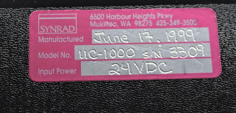 SYNRAD UC-1000 Stand-Alone Controller for CO2 Lasers (3369471) | eBay