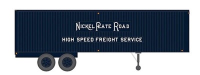 Rapido Trains 403012 HO Scale 35' Fruehauf Integral-Post Van Trailer ...