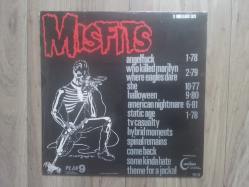 MISFITS - LEGACY OF BRUTALITY ORIGINAL USA 1ST PRESS LP PLAN 9 PL9-06 ...