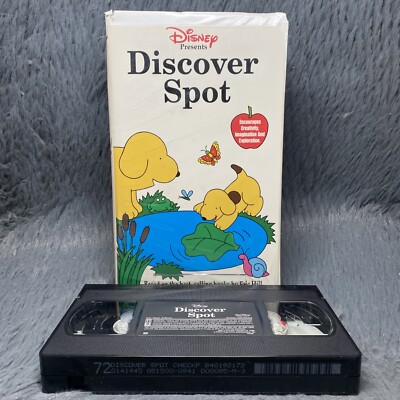 Discover Spot VHS Disney Educational Preschool Eric Hill Creativity ...