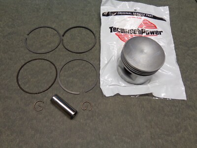 TECUMSEH ENGINE 35544A PISTON HEAD ASSY STD / PISTON RINGS 34851 ...