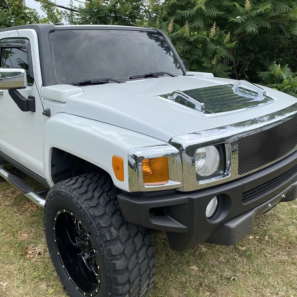 Louver Hood Air Deck Vent Grille Panel W/ Handle Cover Trim For 06-10 ...