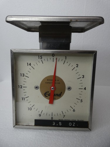 VTG Edlund Deluxe Scale Model SS-16 16 oz 1 Pound Metal 6" Tall ...
