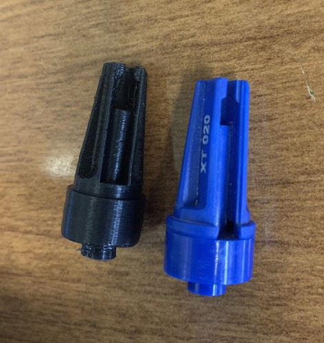 Hypro Fast Cap X-Tender Fence Row Nozzle Blue FC-XT020 3D Printed ...
