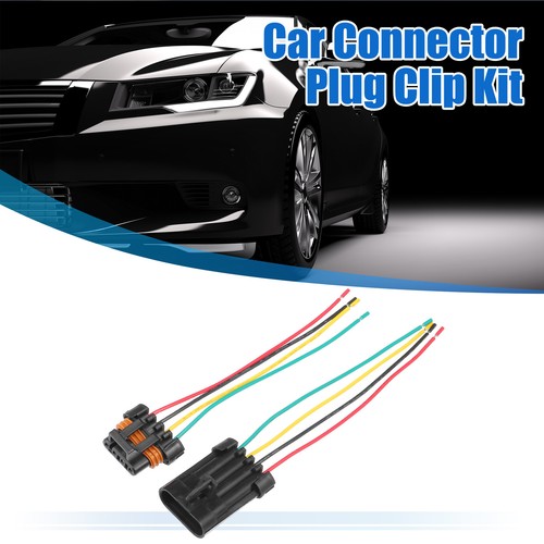 1 Set 4 Pin Pigtail Connector Adapter Plug Clip Kit Replacement for Car ...