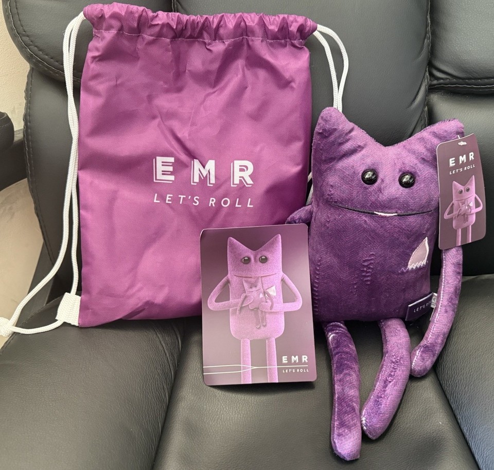 Brand New EMR Miles Soft Plush Toy In Drawstring bag #85ForPat For ...