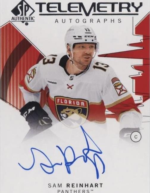 2024-25 Sp Authentic - Telemetry Autographs Sam Reinhart #T-SR (AU) for ...