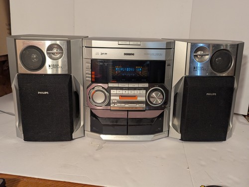 Philips FW-C380 3 Disk Changer Stereo System With Philips FWD-C380/17 ...
