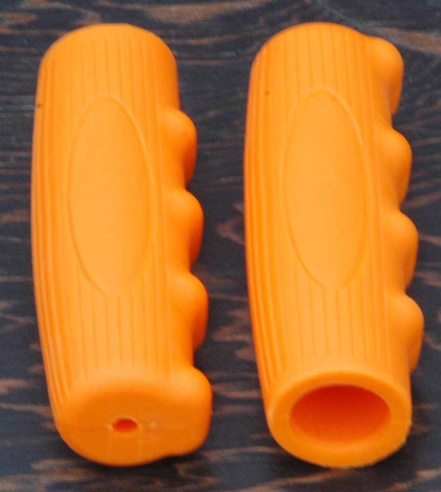 Orange Vintage Schwinn Bicycle Oval GPIPS Prewar Cruiser Bike Handlebar ...