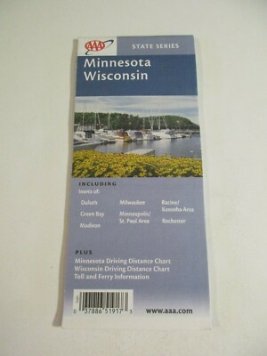 2003 AAA Minnesota Wisconsin State Highway Travel Road Map-BG1 | eBay