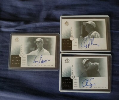 Corey Pavin JJ Henry Smith 2001 SP Authentic PGA Sign of the Times ...