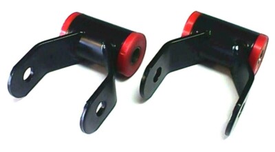 2" Lift Shackles Fits (1988-2019) Chevy Silverado GMC Sierra C1500 2WD ...