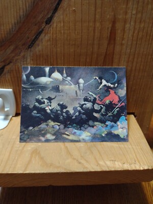 1991 Frazetta Comic Images Fantasy Art Card #41. CARTER &SAVAGE APES OF ...