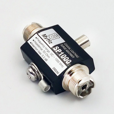 SP1000 Lightning Arrester Surge Protector DC-1000Mhz 500w UHF female to ...