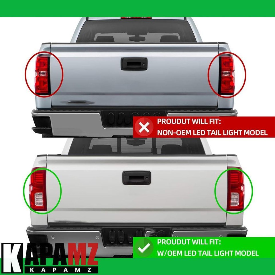 For 2016-2018 Chevy Silverado 1500 High Country LTZ LED Tail Light ...
