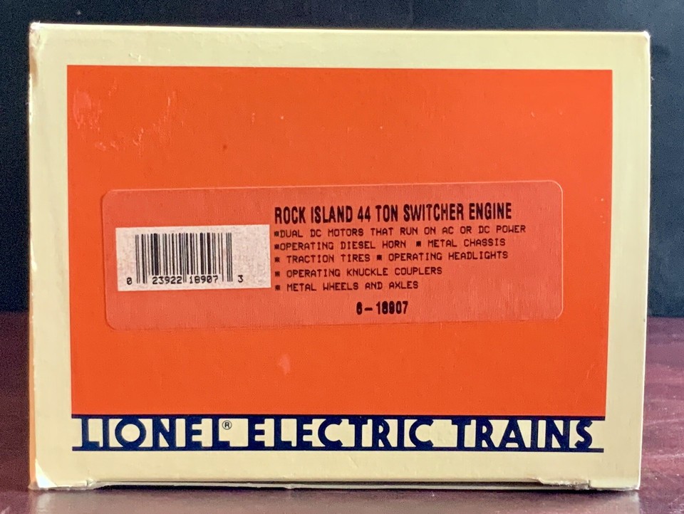 LOOK--BRAND NEW!! Lionel 6-18907 Rock Island 44 Ton Switcher Engine O ...