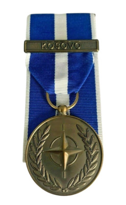 NATO KOSOVO KFOR MEDAL FULL & MINI SIZE, LOOSE ,COURT MOUNTED CHOOSE ...