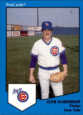 1989 Iowa Cubs ProCards #1699 Kevin Blankenship Placentia California CA ...