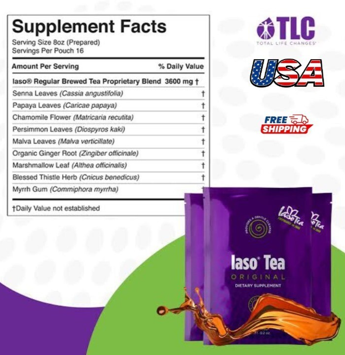 (Pack of 2) Iaso Tea Instant Herbal Tea Detox 25-Sachets Exp 12/26 | eBay