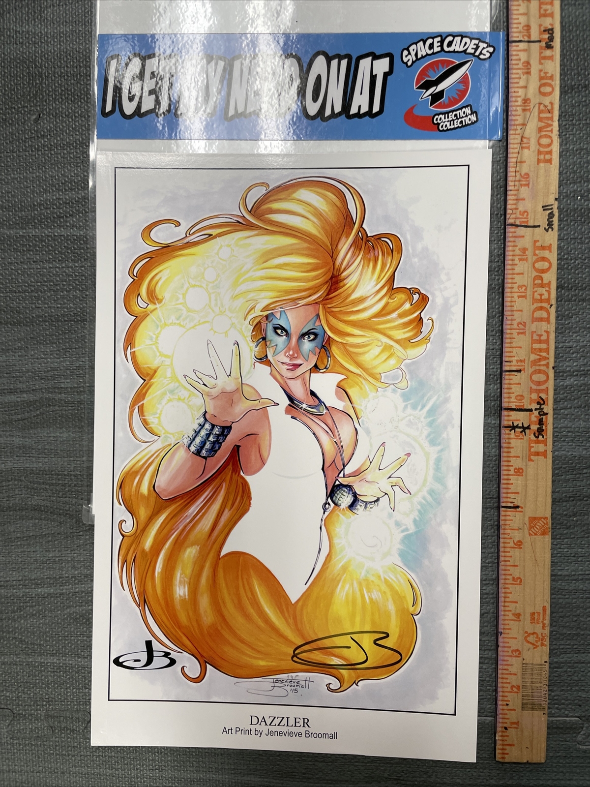 Dazzler Art Print Jenevieve Broomall Jen Signed Autographed 17 x 11 | eBay