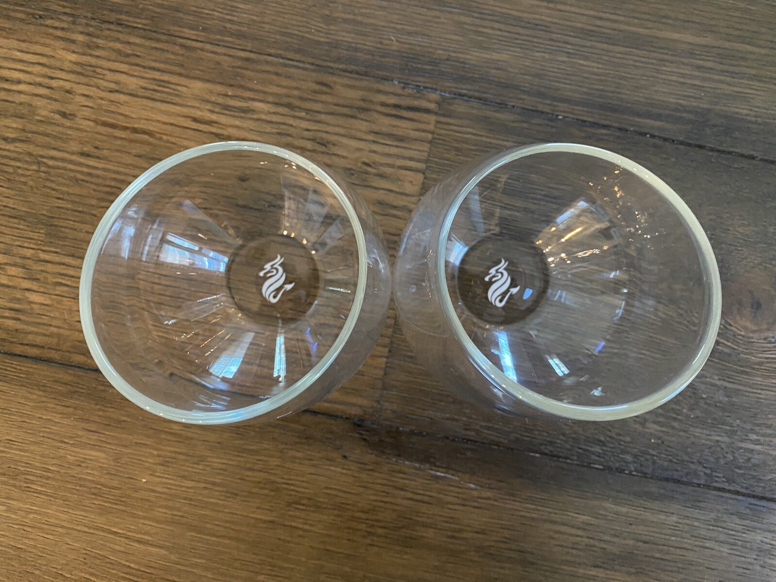 Rare Dragon Glassware Tilted Slanted Glasses Glass Lowball Whiskey Wine ...