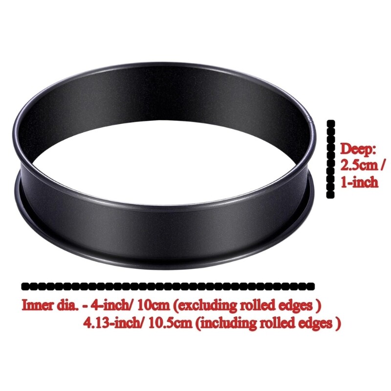 Crumpet Molds English Muffin Molds Multi Purpose Baking Molds for ...