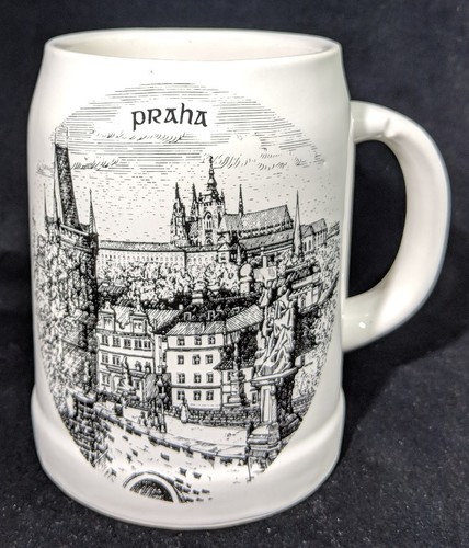 Praha Prague Pottery Mug Stein | eBay