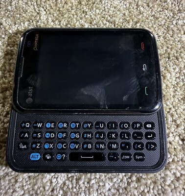 Pantech Renue P6030 - Black ( AT&T ) Full Keyboard Slider NOT TESTED ...