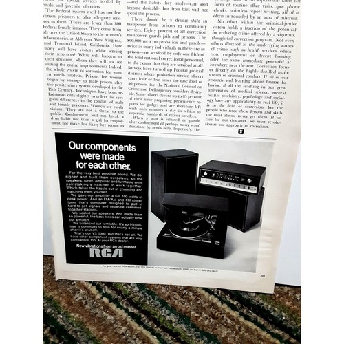 1970 RCA Stereo System 2 Page Vintage Print Ad 70s | eBay