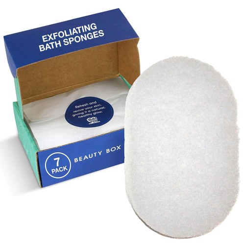 7 Pack Body Exfoliation Beauty Box with Body Wash Scrubber | Super Soft ...