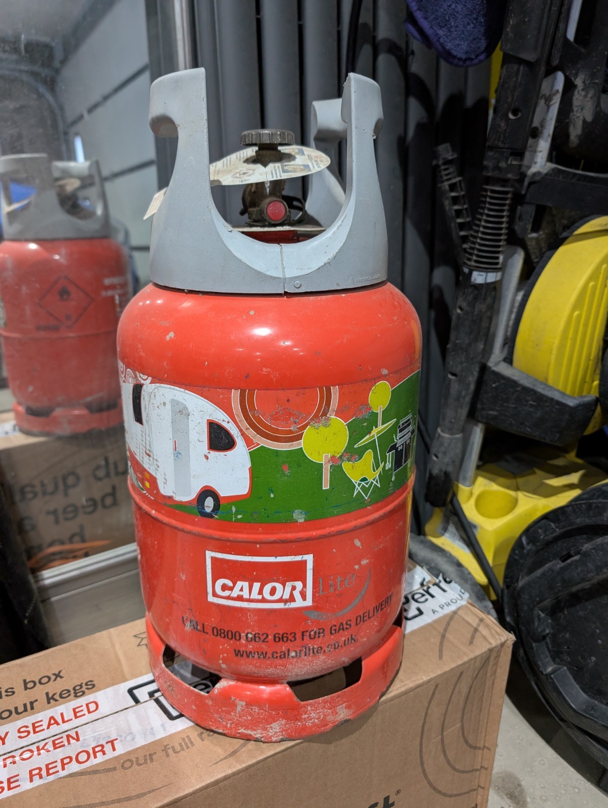 CALOR LITE GAS BOTTLE 6KG PROPANE, EMPTY, CARAVAN - MOTORHOME, SAVE ...