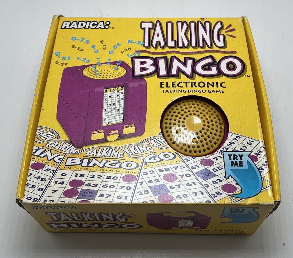 Radica Talking Bingo Electronic Bingo Game Model #1111GBBA | eBay