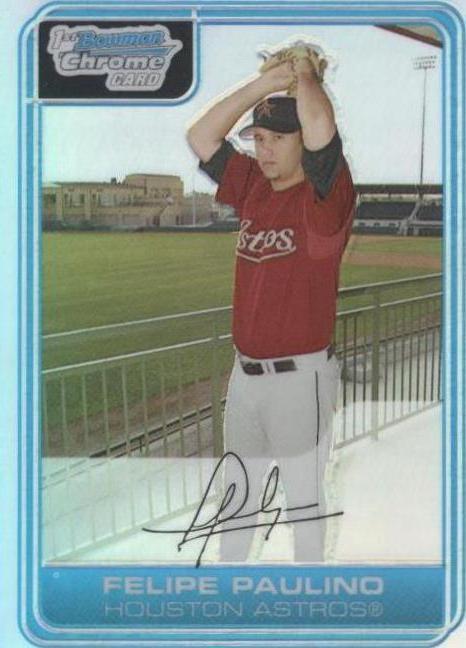 2006 Bowman Chrome - Prospects Felipe Paulino #BC206 Refractor /500 (RC ...