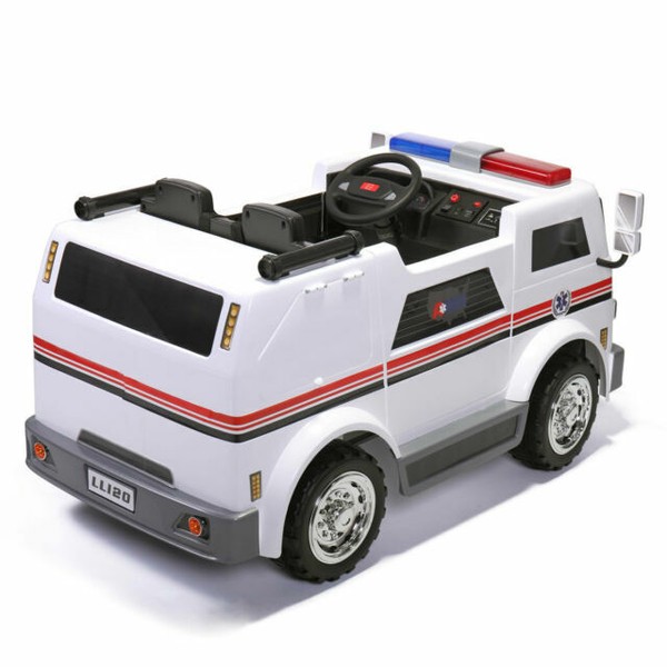 Ride on Car Kids Ambulance Truck Electric 12v Battery Powered 2 Seat ...