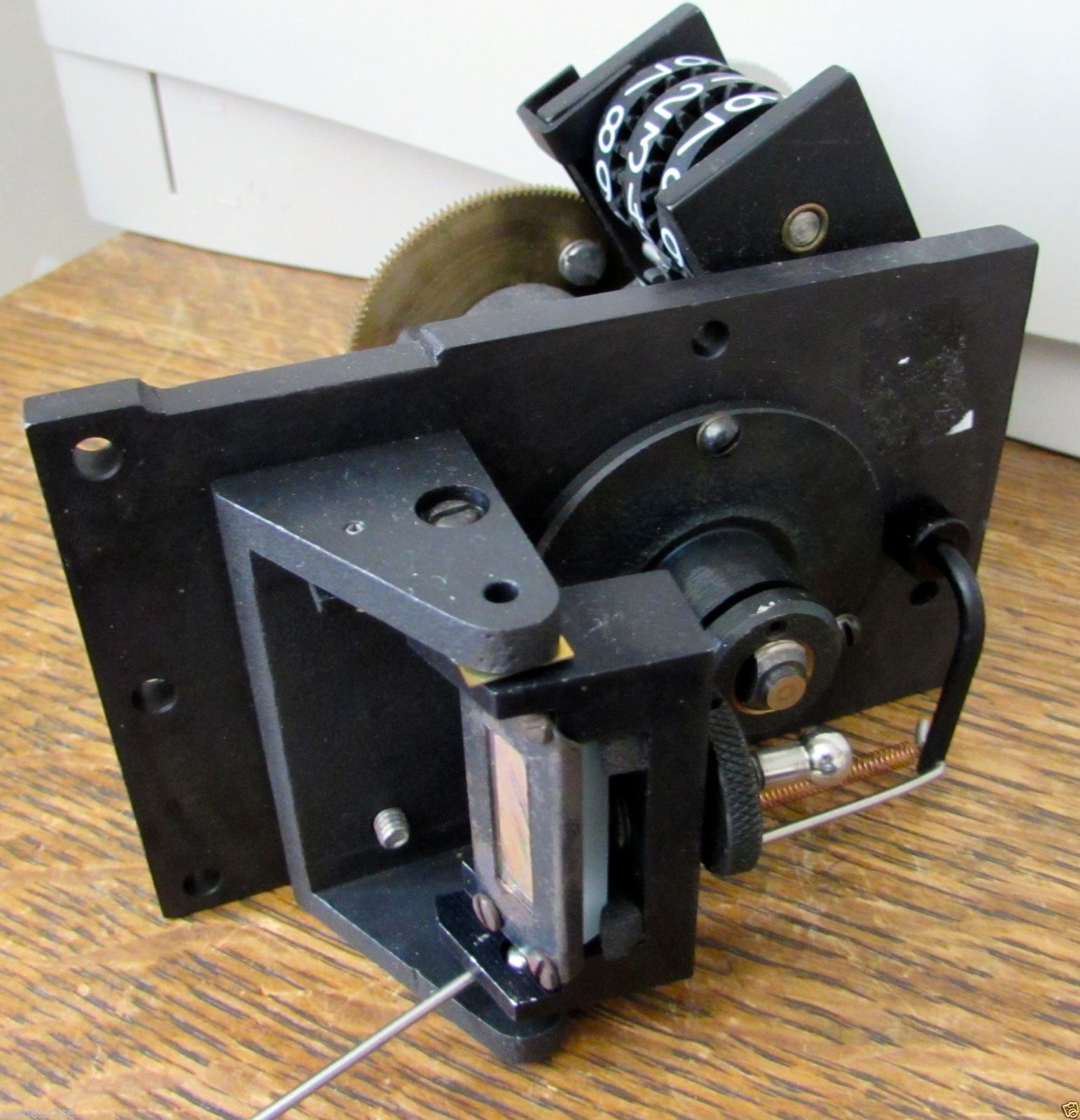 Vintage Durant Mechanical Counter 3-D-31021 Optical Mirror Indicator ...