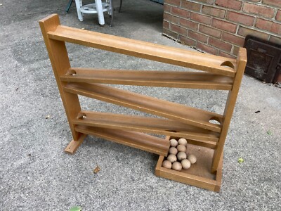 WOOD BALL RUN | eBay