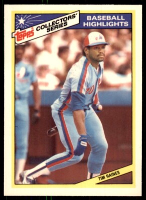 1987 Topps Collectors Series Tim Raines Baseball Cards #11 | eBay