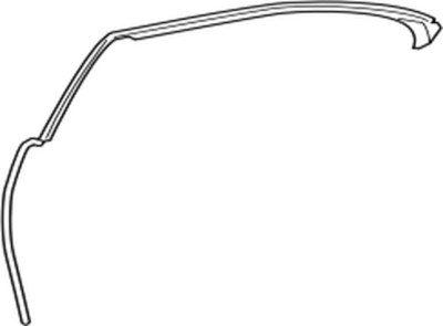 67888-50060 Toyota Weatherstrip, rear door, no.2 lh 6788850060, New Genuine OEM | eBay