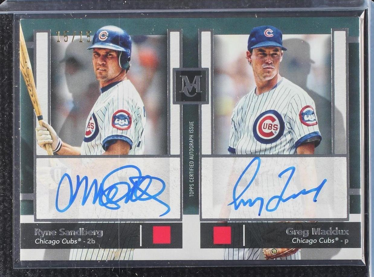 2024 Topps Museum Collection - Dual On-Card Autographs Greg Maddux ...