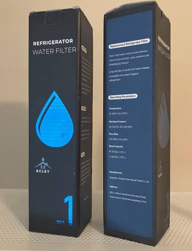 EC-07 ECLEY Refrigerator Water Filters - 2 each | eBay