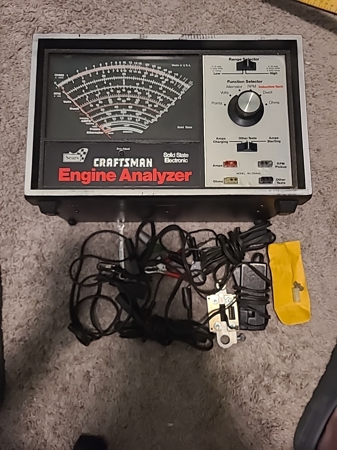Sears Craftsman Automotive Diagnostic Analyzer 12v-24v Vintage B02 for sale online | eBay