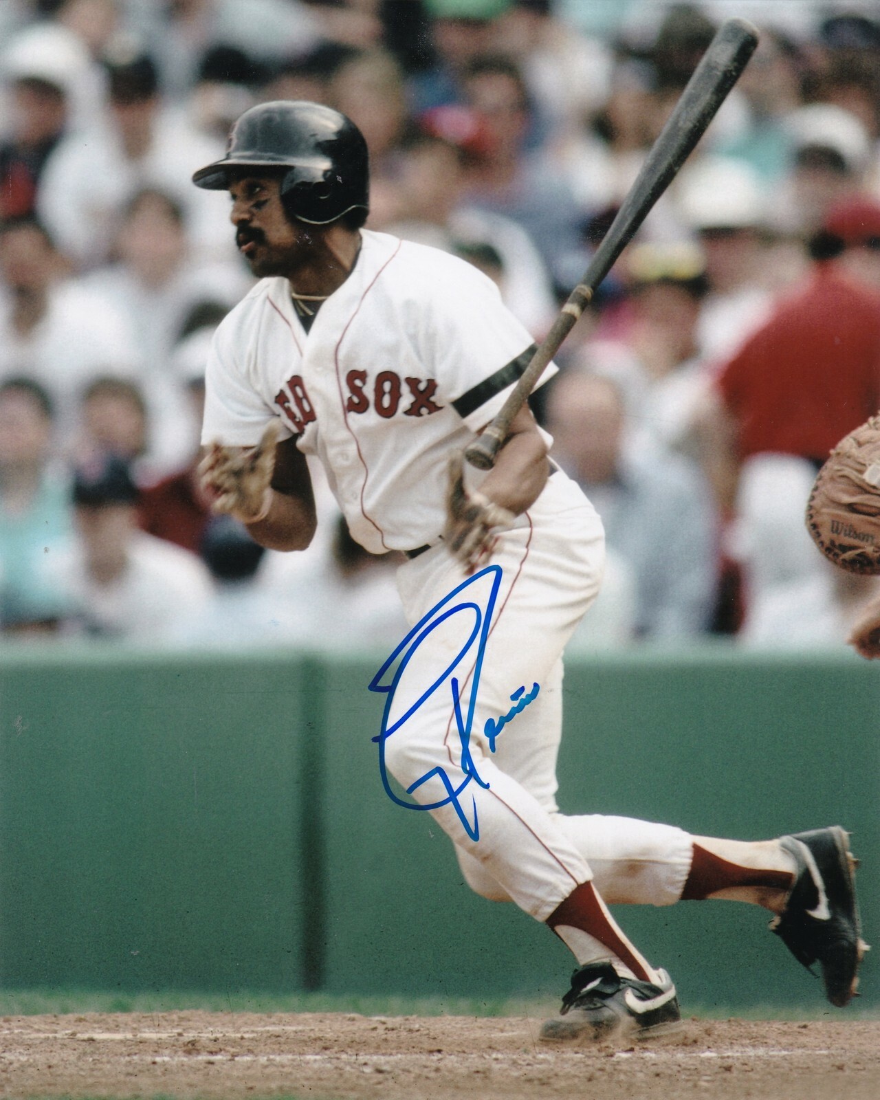 TONY PENA BOSTON RED SOX ACTION SIGNED 8x10 | eBay