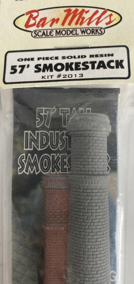 Bar Mills Scale Model Works HO Scale #2013 Smokestack kit | eBay