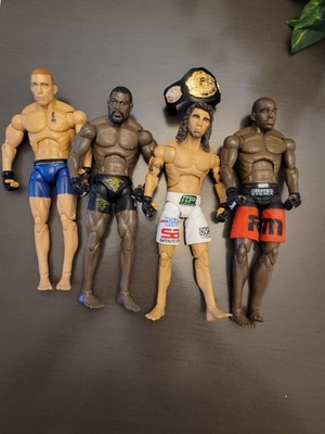 JAKKS Pacific UFC Lot of 4 Figures - Jon "Bones" Jones, Georges St ...