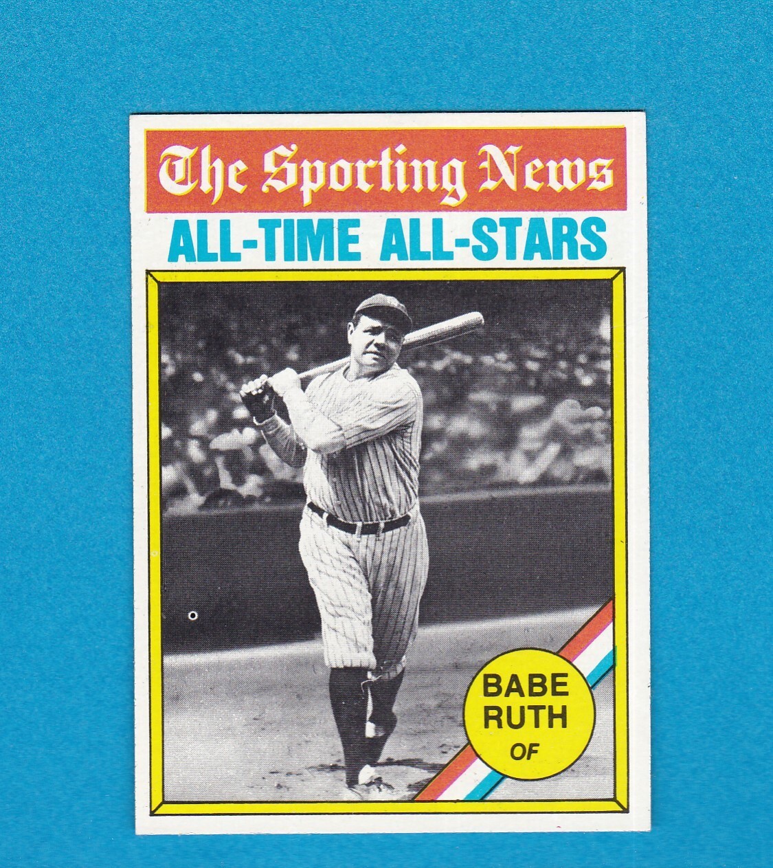 1976 TOPPS BASEBALL SET BREAK 345 BABE RUTH ATG * | eBay