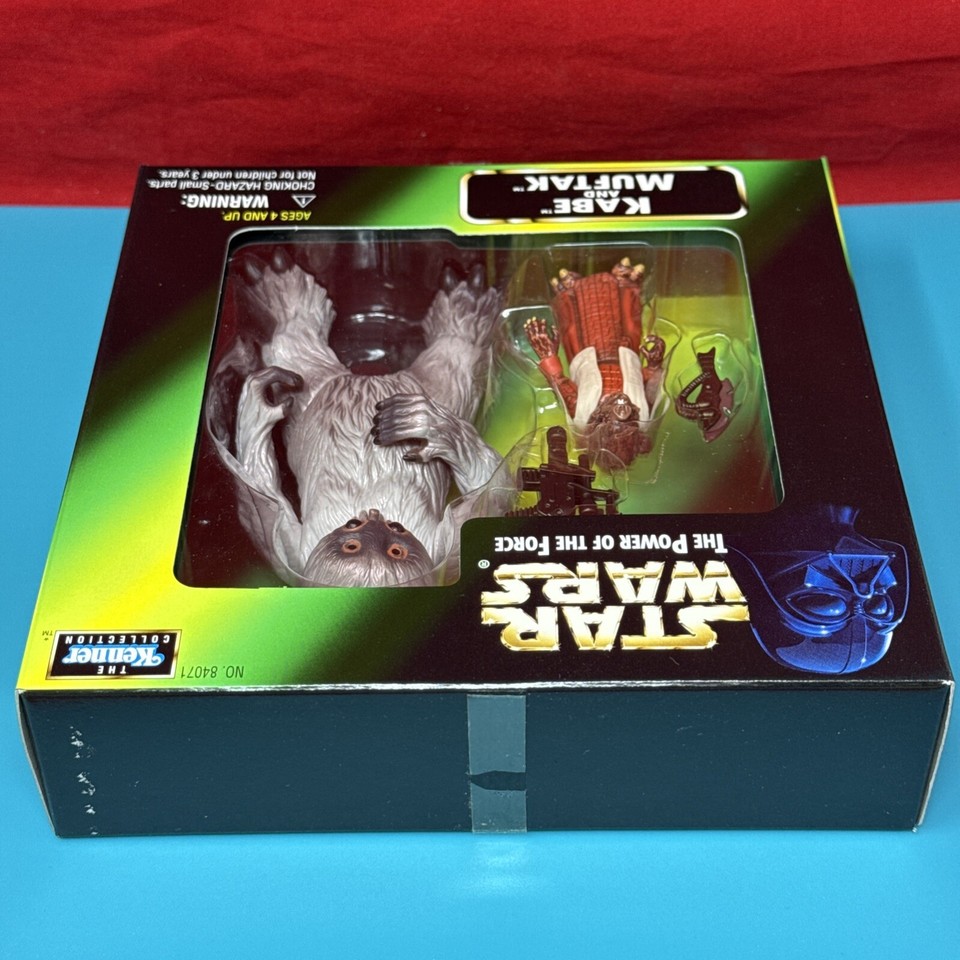 Star Wars Power of the Force Kabe And Muftak Figure Set 1998 Sealed ...