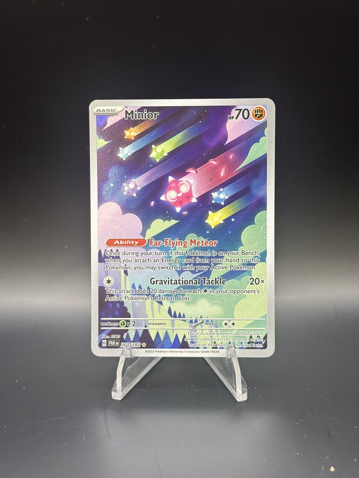 Minior 201/182 - Paradox Rift - Full Art Illustration Rare Holo ...