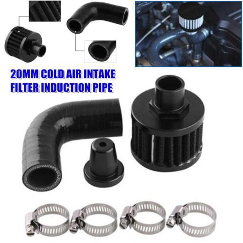 Car SUV Air Intake Kit 20mm Cold Air Intake Pipe Filter Induction Flow ...